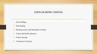 Presentation1.pptx home visit , definition, aims, purpose, advantages ...