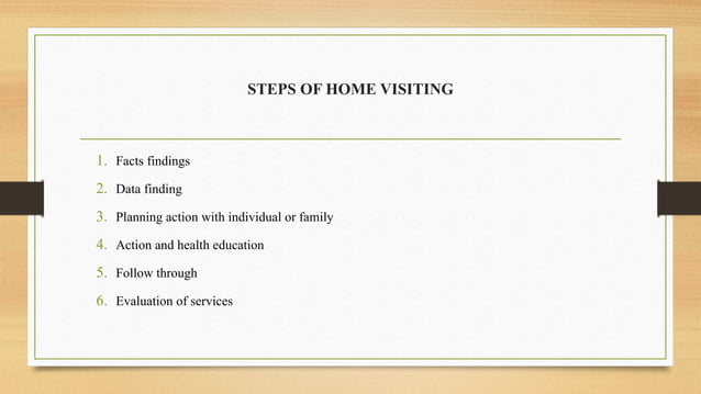 Presentation1.pptx home visit , definition, aims, purpose, advantages ...
