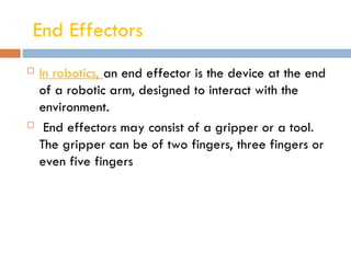 fundamentals of robotics, sensors system, | PPT