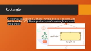 perimeter and area of 2D structure and there formulas | PPT