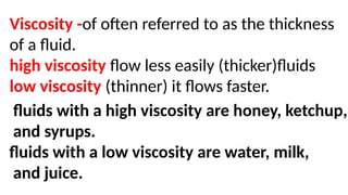 PROPERTIES OF LIQUID- VISCOSITY THICKNESS OF A LIQUID | PPTX