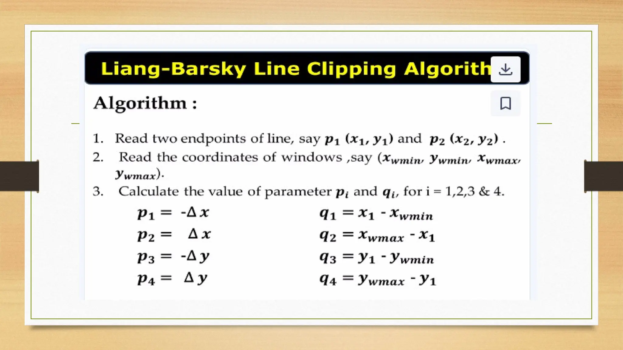 Presentation on liang barskey algorithm.pptx