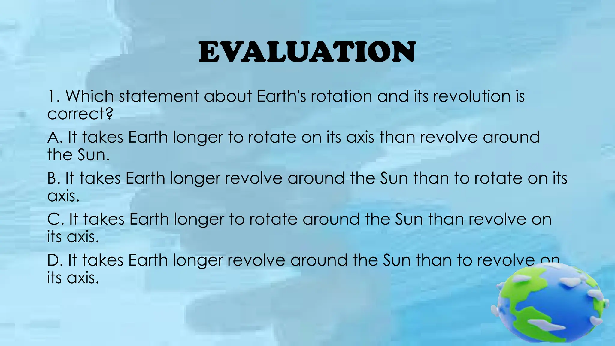 ROTATION VS. REVOLUTION GRADE 6 SCIENCE | PPTX