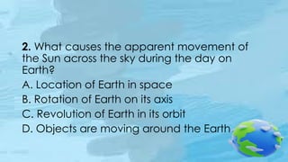 ROTATION VS. REVOLUTION GRADE 6 SCIENCE | PPTX