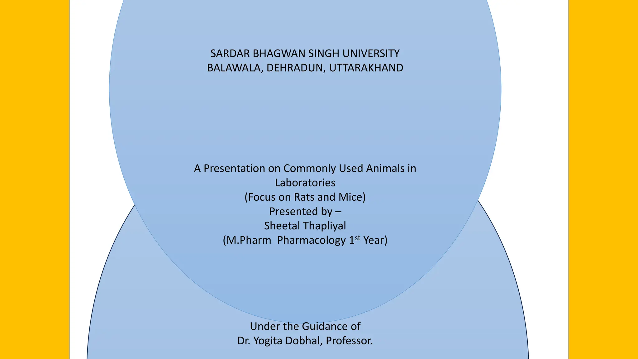 Commonly used animals used in laboratory | PPT