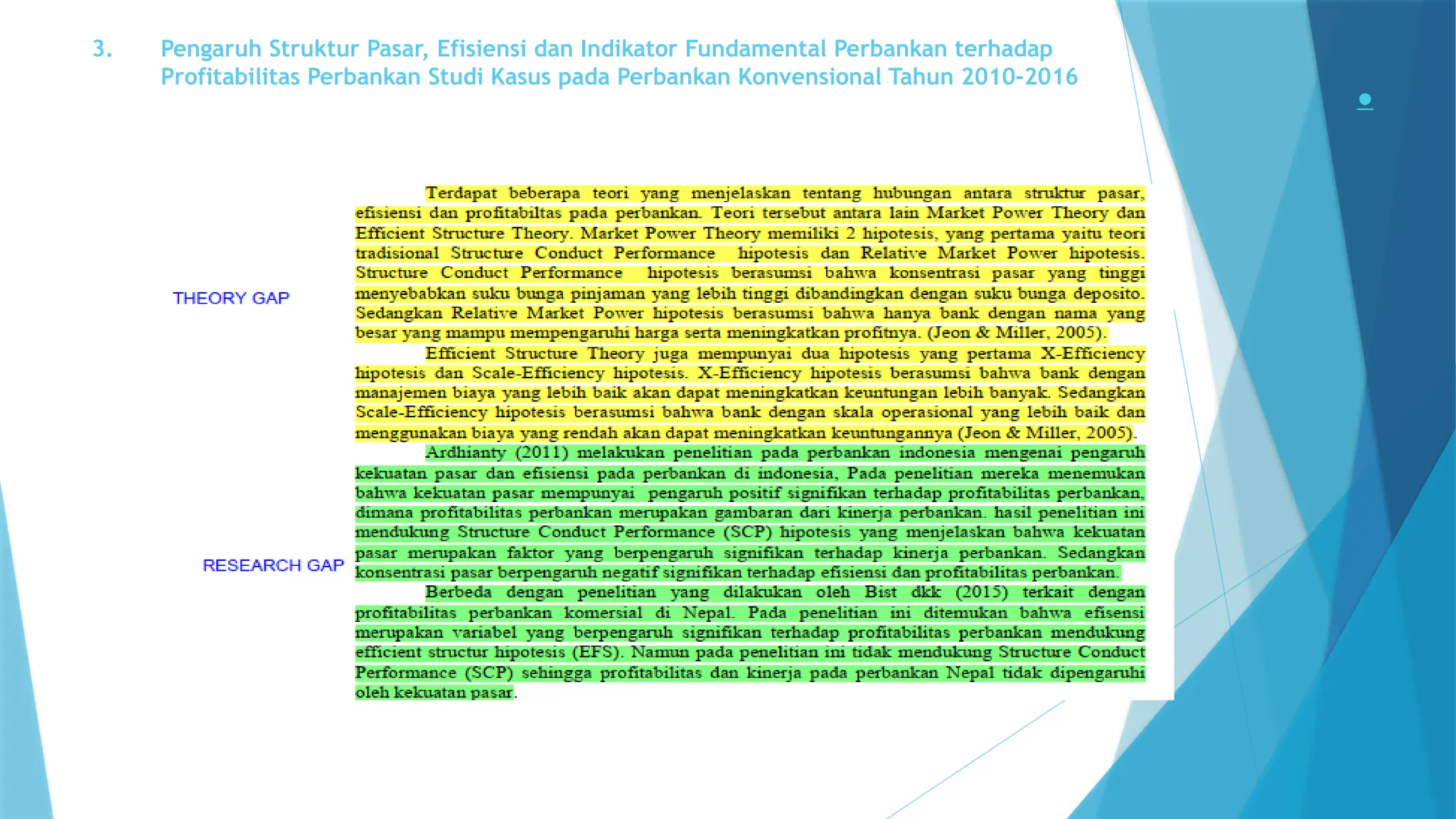 Contoh Theory Gap, Research Gap dan Empiric Gap | PPTX