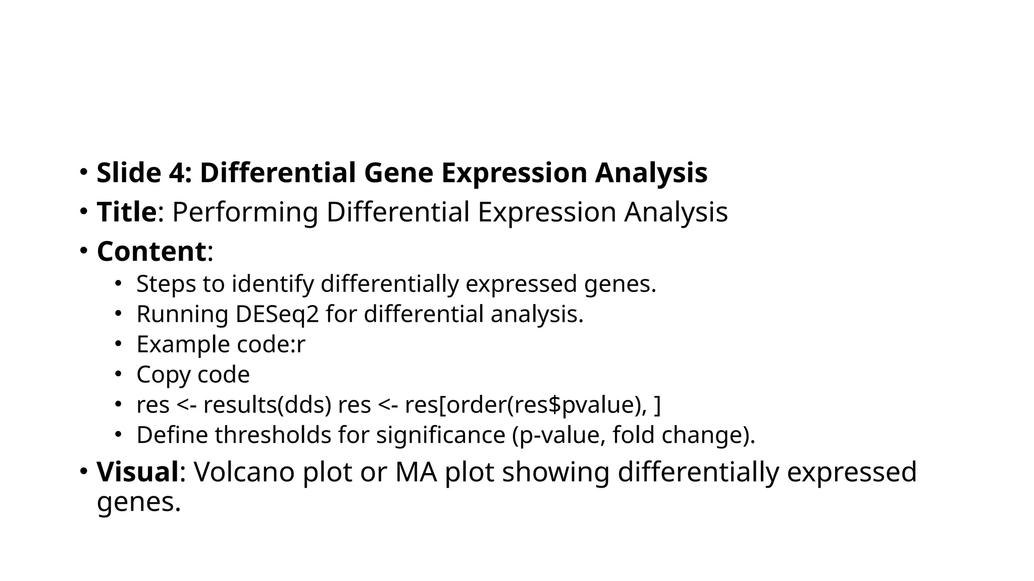 slides on Gene Expression Analysis with R: | PPTX