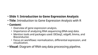 slides on Gene Expression Analysis with R: | PPTX