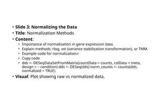 slides on Gene Expression Analysis with R: | PPTX