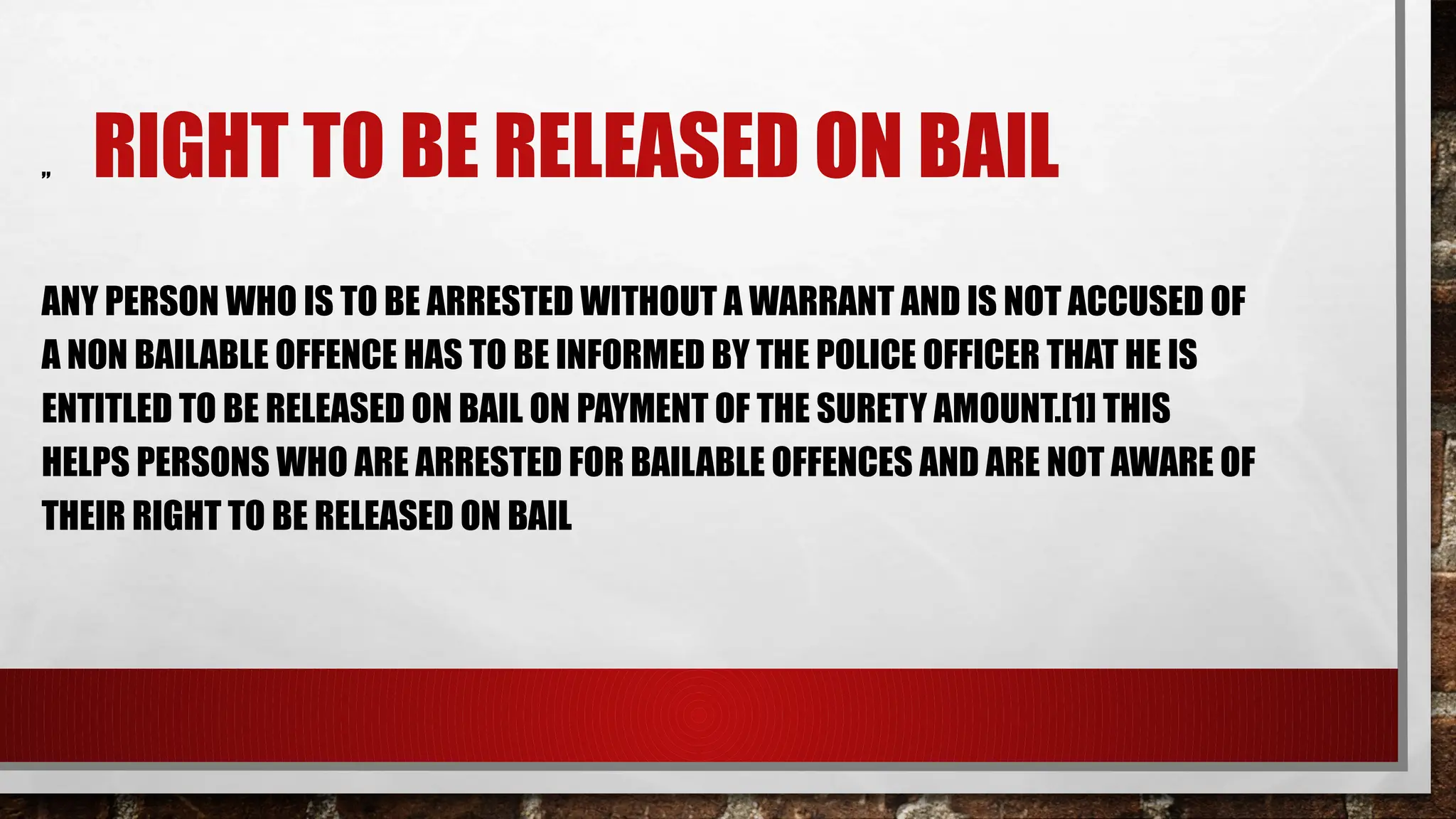 Rights of an Arrested person under .pptx