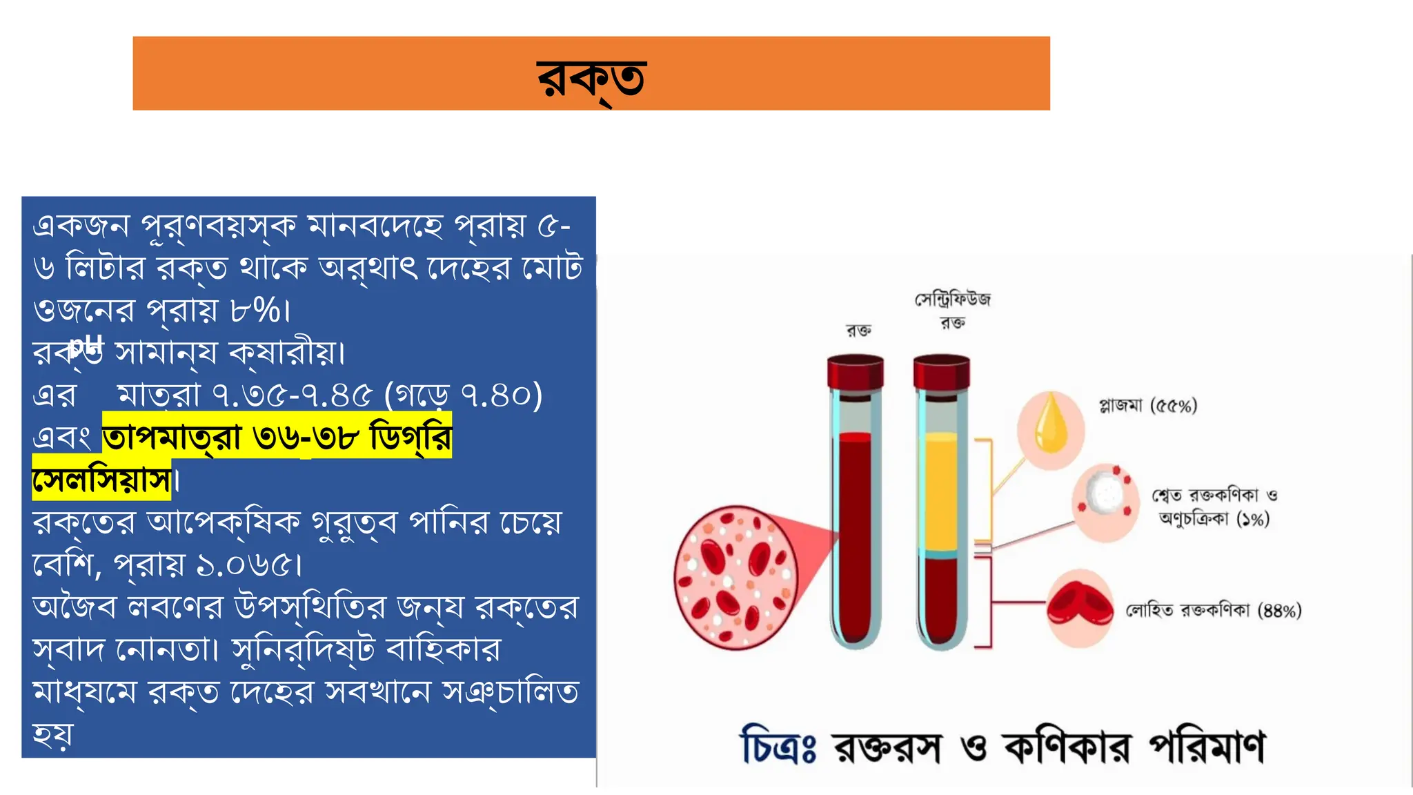 Presentation on blood,blood flow chart, rbc,wbc,position of heart ...
