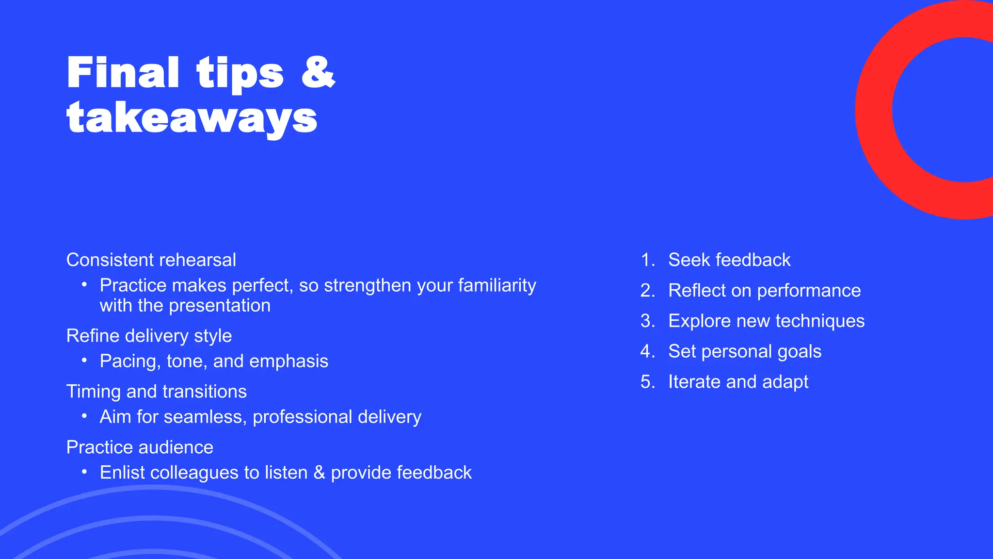 basic presentation on How to present .pptx