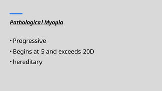 Myopia , etilogy , classification and treatment.pptx