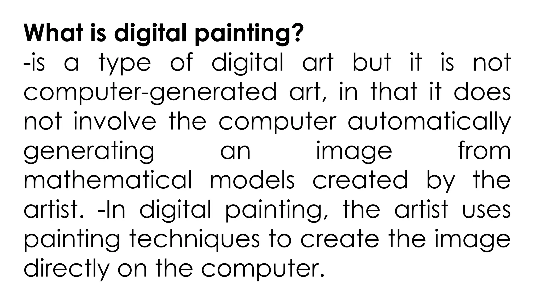 Digital Painting / digital art, activity.pptx