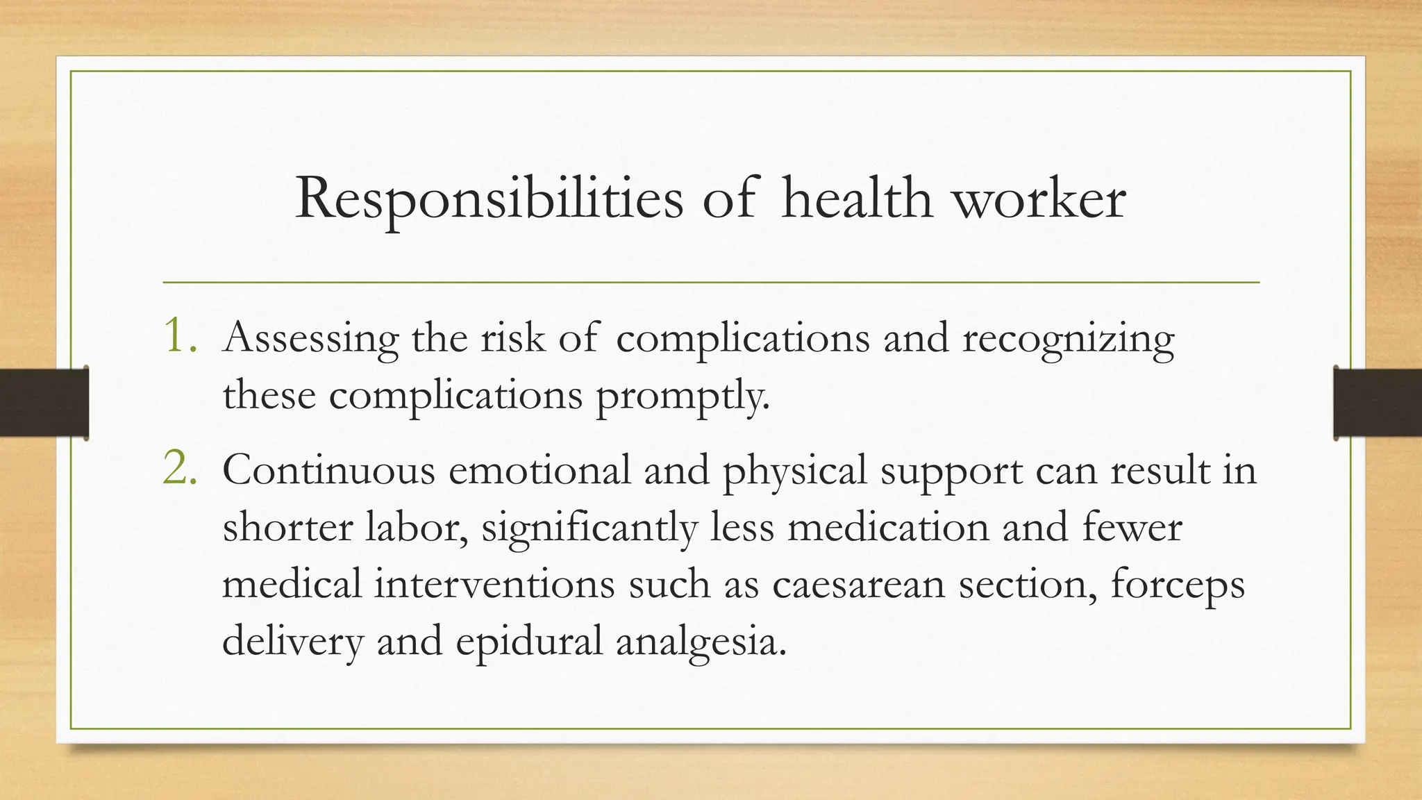 Presentation on demedicalization of birth | PPTX