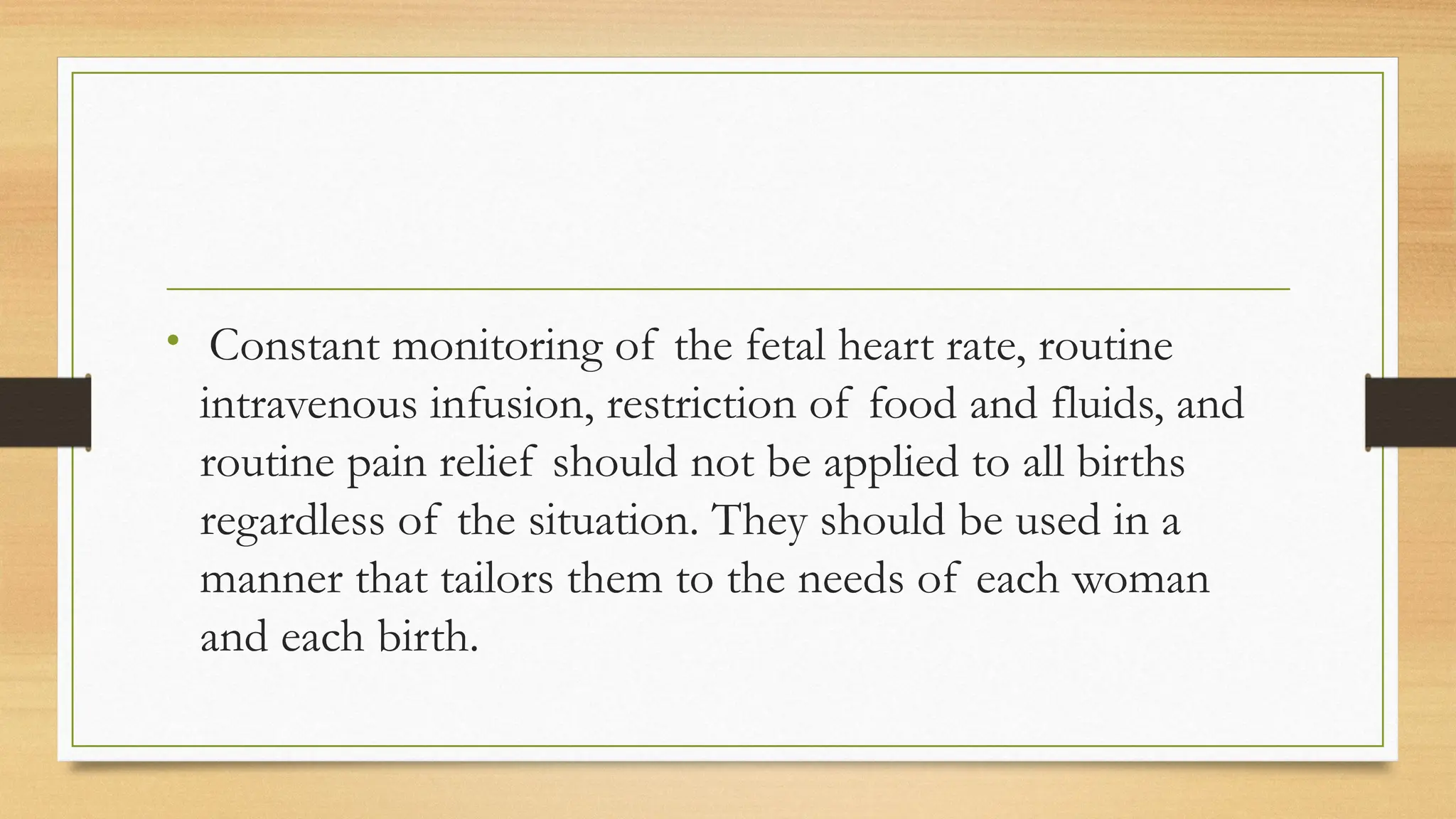 Presentation on demedicalization of birth | PPTX