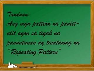 Presentation1 Math 3 Quarter 4 Pagtukoy sa nawawalang Term sa isang ...