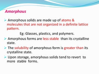 ''Preformulation Studies'' || Industrial Pharmacy _1 | PDF