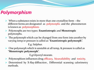 ''Preformulation Studies'' || Industrial Pharmacy _1 | PDF