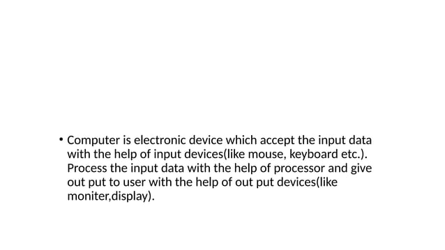 Presentation of computer science easy pi | PPT