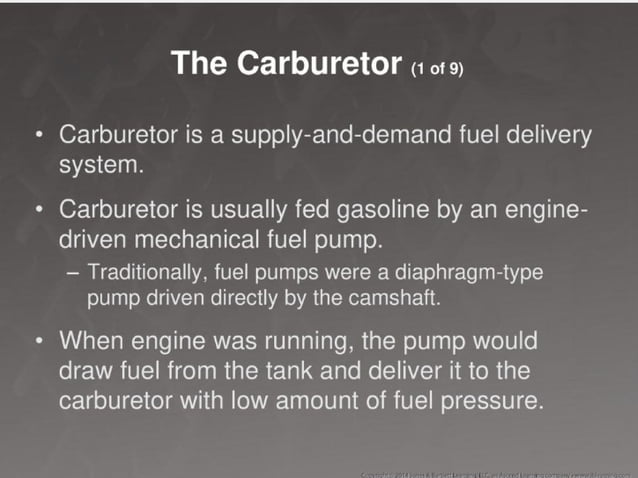 Fuel gasoline system part one from fuel system | PPT
