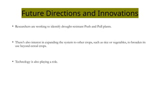 Push and pull in integrated pest management | PPTX