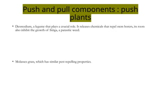 Push and pull in integrated pest management | PPTX