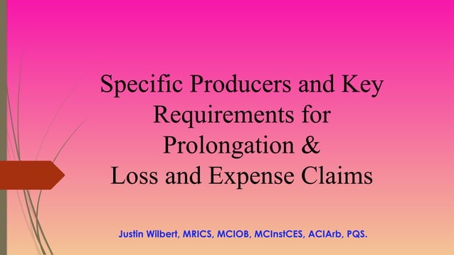 Prolongation, specific Procedures and key | PPTX | Business | Business ...