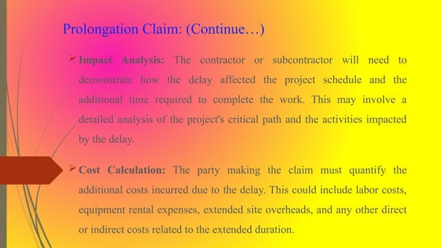 Prolongation, specific Procedures and key | PPTX | Business | Business ...