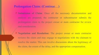 Prolongation, specific Procedures and key | PPTX | Business | Business ...