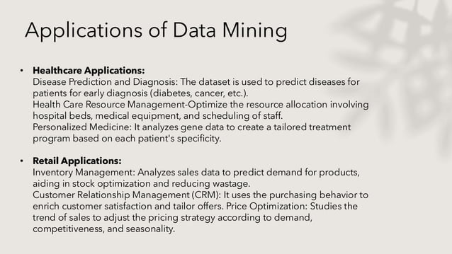Data Mining algorithms PPT with Overview explanation. | PDF | Internet | Computing