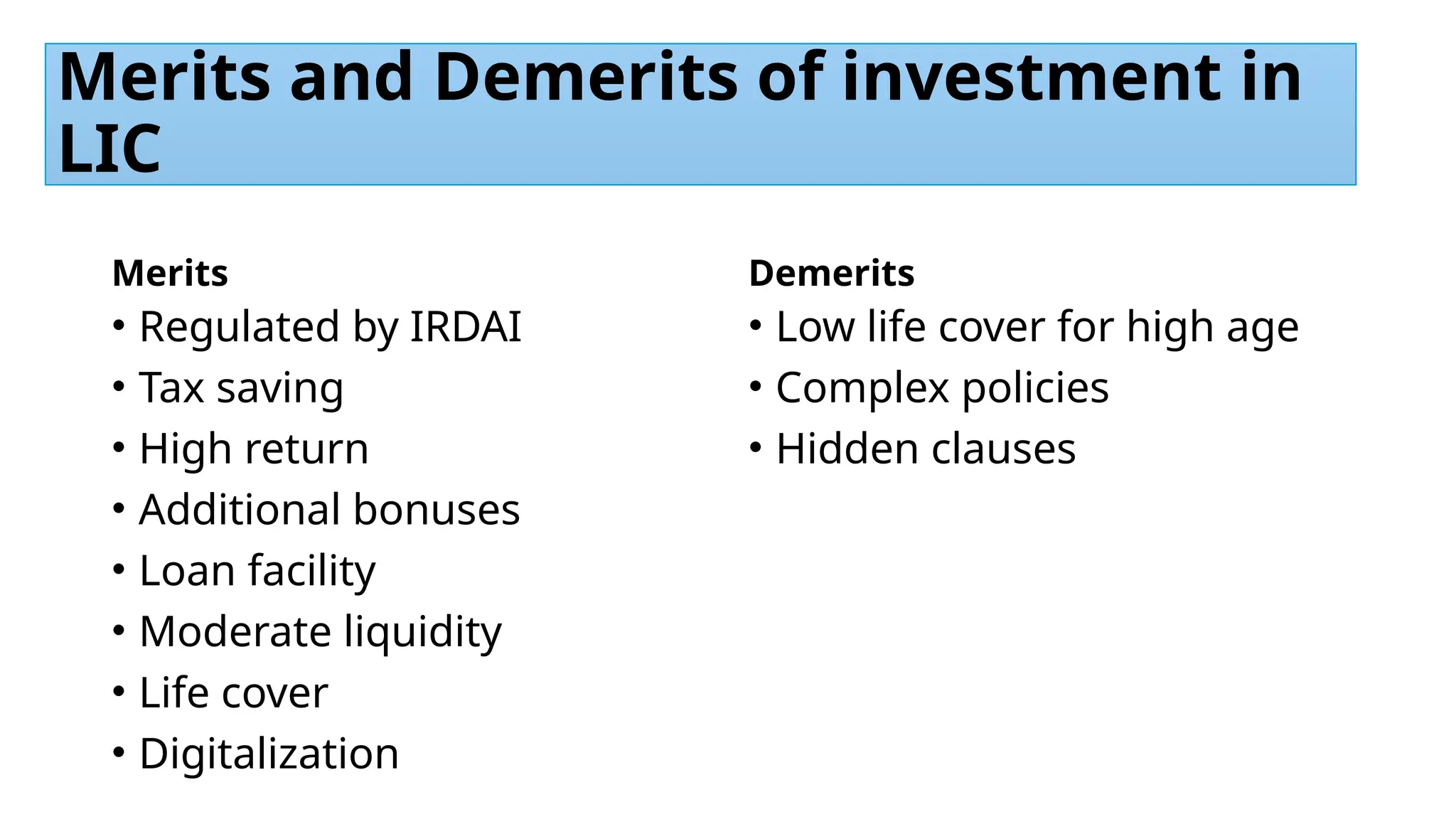 Presentation on types of financial sectors | PPTX