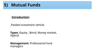 Presentation on types of financial sectors | PPTX