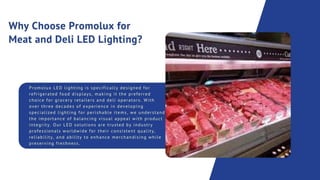 Meat and Deli Refrigerated Display Case Led Lighting | PPT