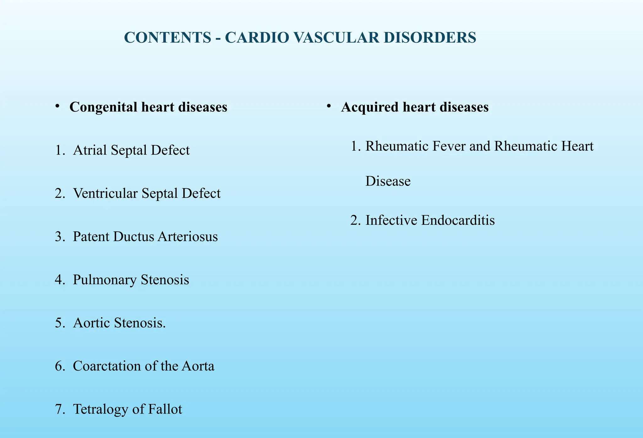 Power point presentation on cvs and resp disorders in children | PPT