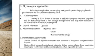 Management of Agricultural drought using Climatic info | PPTX