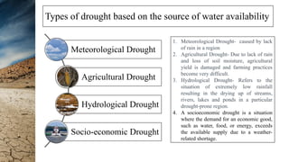Management of Agricultural drought using Climatic info | PPTX