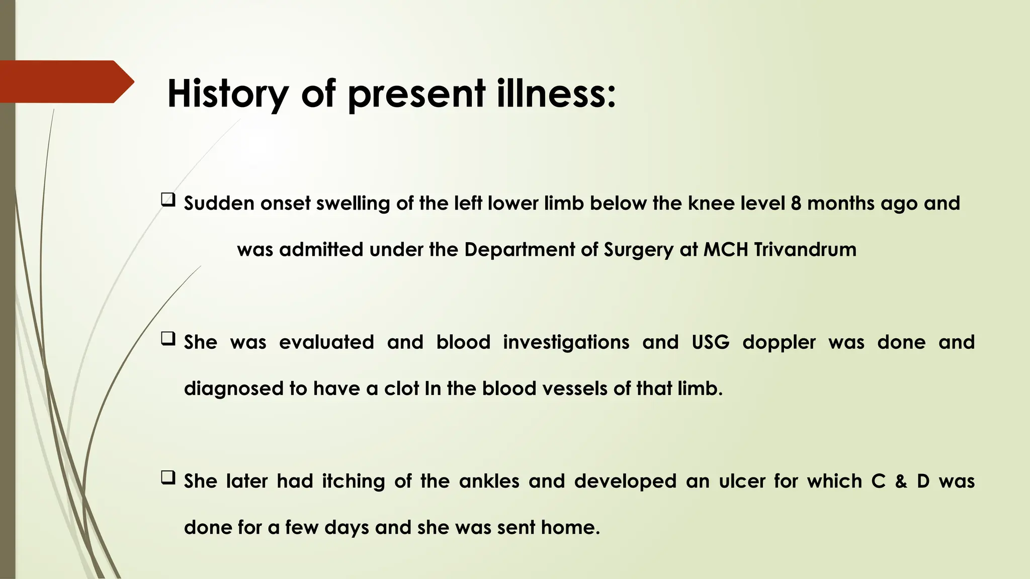 case study patient story presentation ppt | PPT