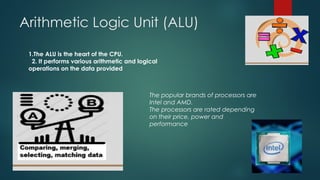 CPU Central Processing Unit Central Processing Unit | PPTX | Computing ...