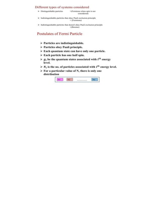 Fermi statistics and its distribution functions | PDF