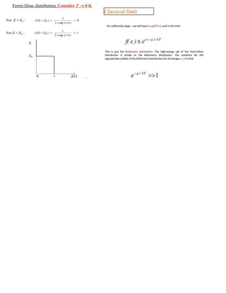 Fermi statistics and its distribution functions | PDF