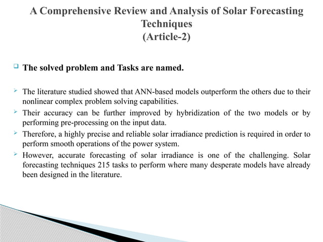 Pv Power Forecasting Based On Data Driven Models Ppt