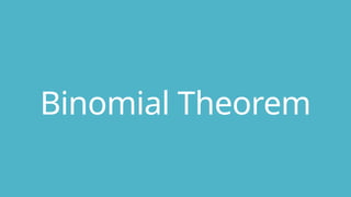 Binomial theorem in number theorem of Discrete Mathematics | PPTX