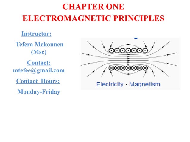 Introduction To Electrical Machines Presentation1 Pptx