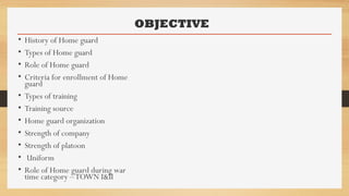 Home Guard and it's organization presentation | PPTX