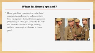 Home Guard and it's organization presentation | PPTX