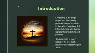 Introduction of world Religions. Christianity | PPT
