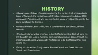 Introduction of world Religions. Christianity | PDF