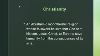 Christianity Presentation 11 Humss introduction | PPTX