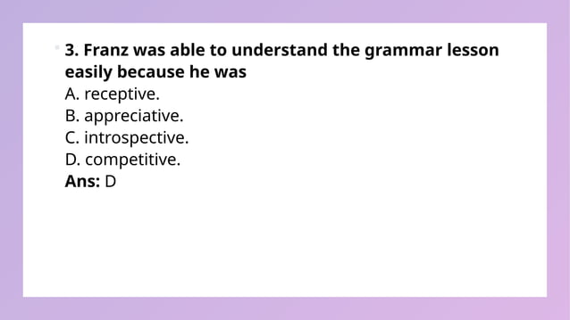 Presentation english extract of 12 chapter 1 | PPT